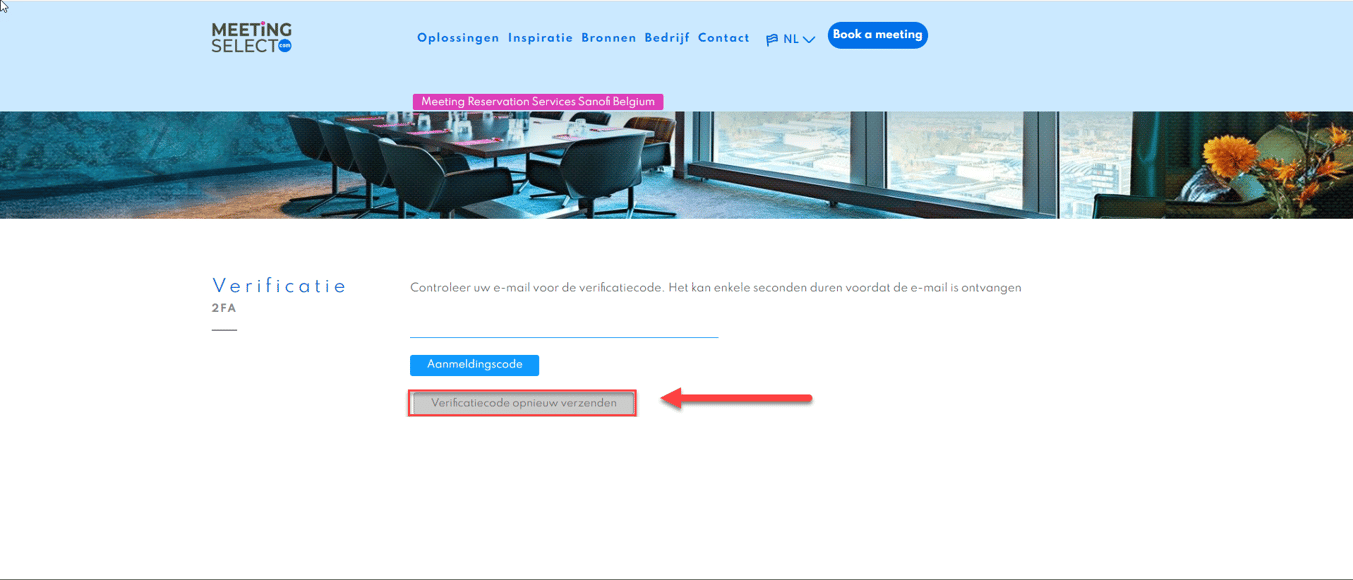 Inloggen Instant Boeking